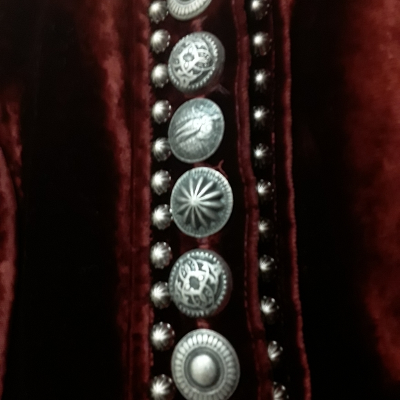 Double D Ranch | Jackets & Coats | Double D Ranch Red Crushed Velvet ...